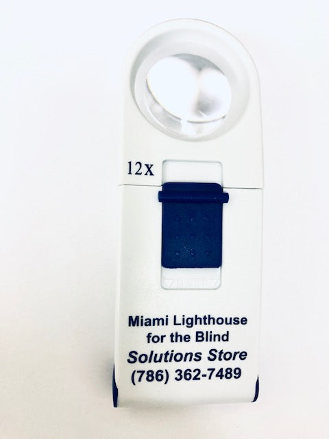 12x Hand-Held LED Magnifier "Miami Lighthouse" – Miami Lighthouse for ...